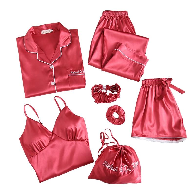 Korean Sleepwear Red Color | Korean Style Shop